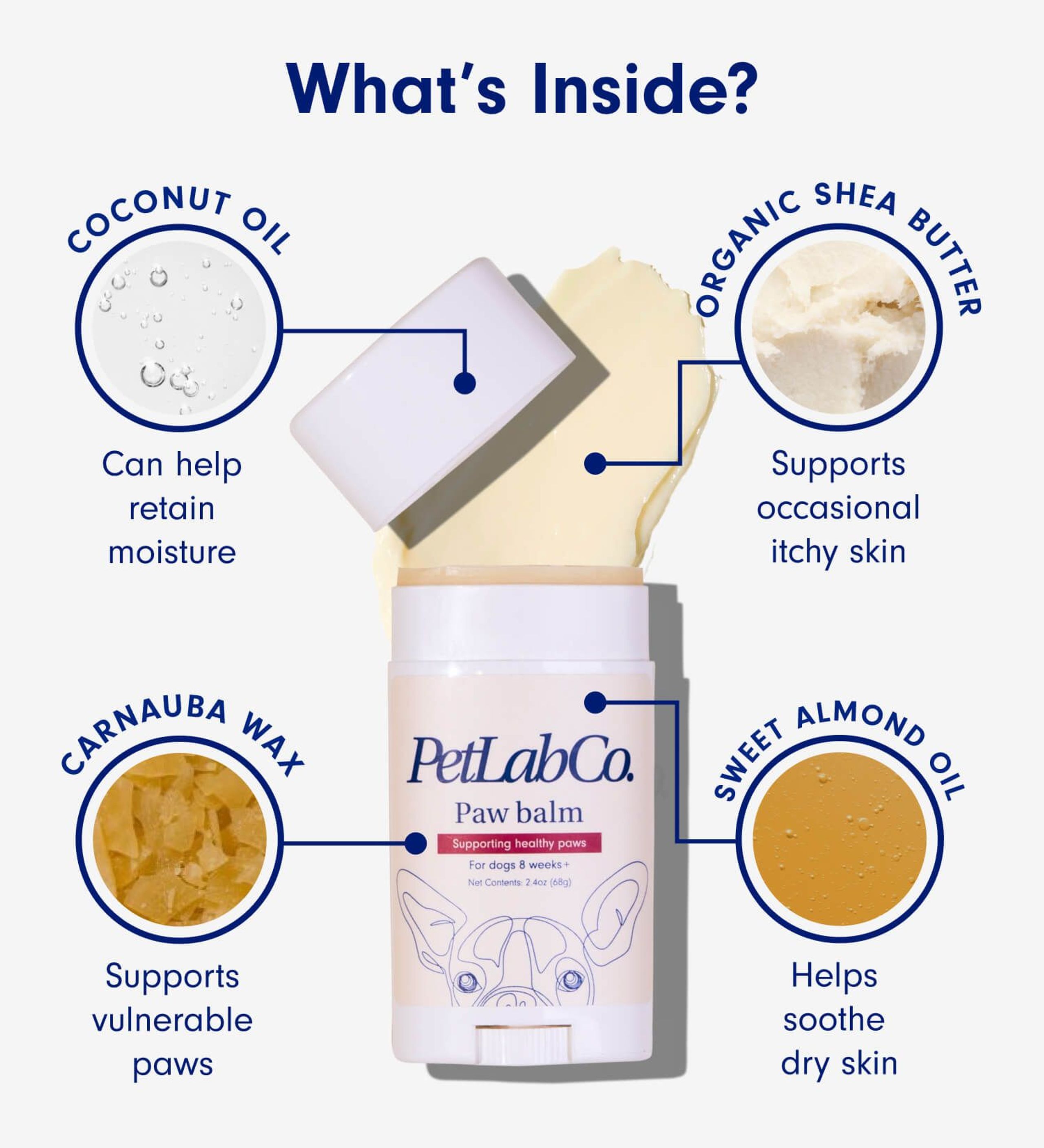 PetLab Co. Dog Paw Balm – Moisturizing Stick for Dry Paws