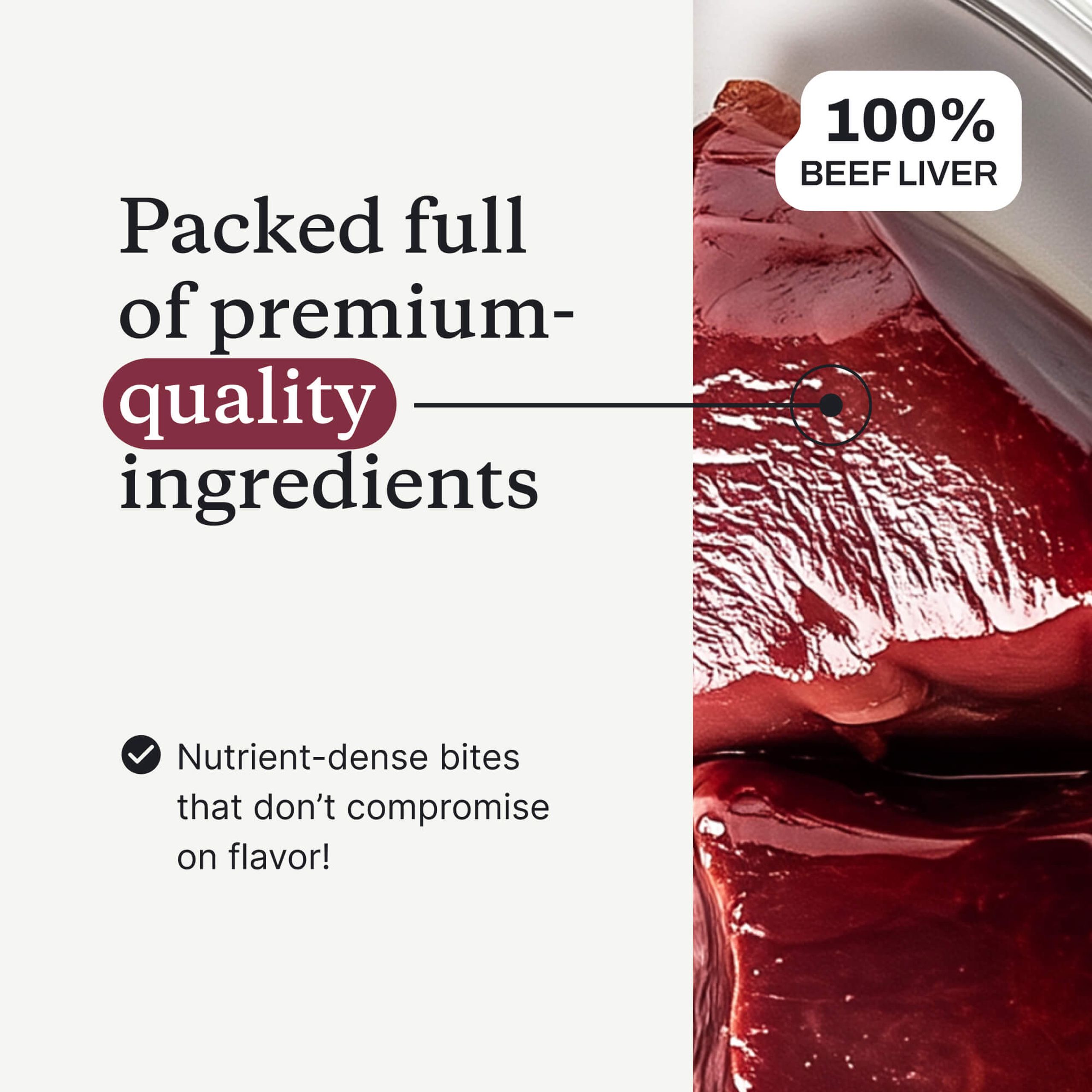 Freeze Dried Beef Liver Bites | Nutritious Dog Treats | PetLabCo.®