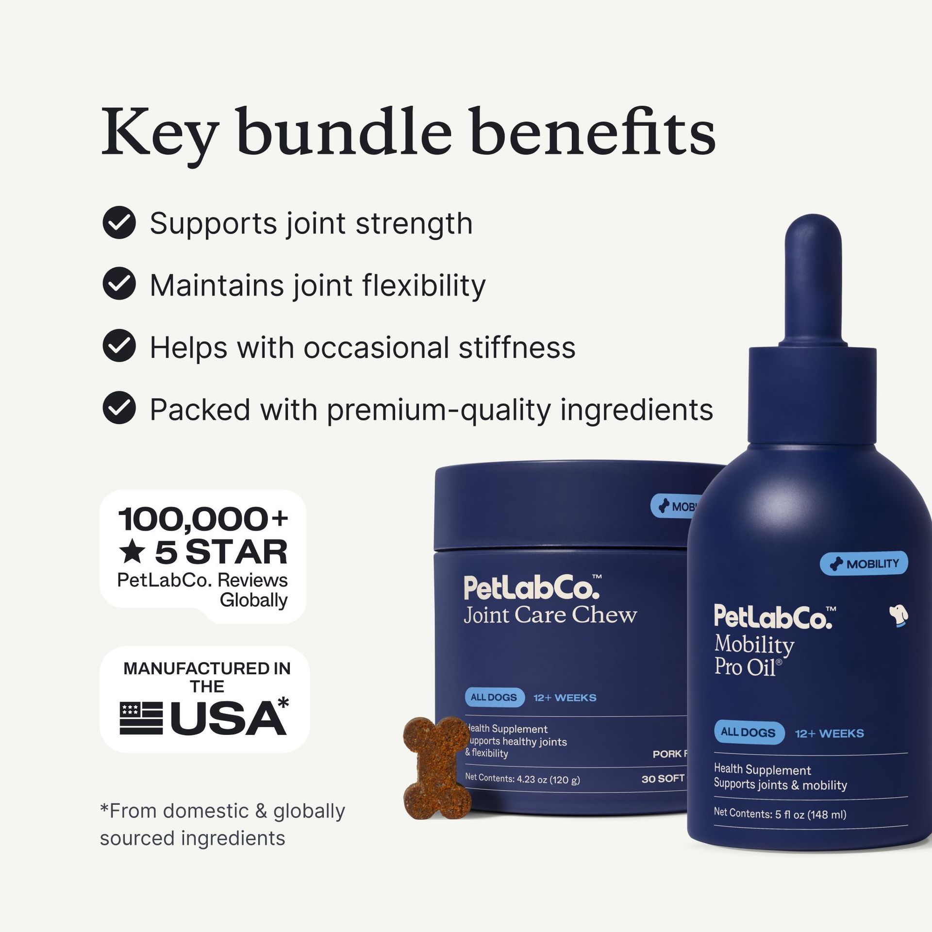 Mobility Bundle | Dog Joint & Mobility Supplements | PetLabCo.®