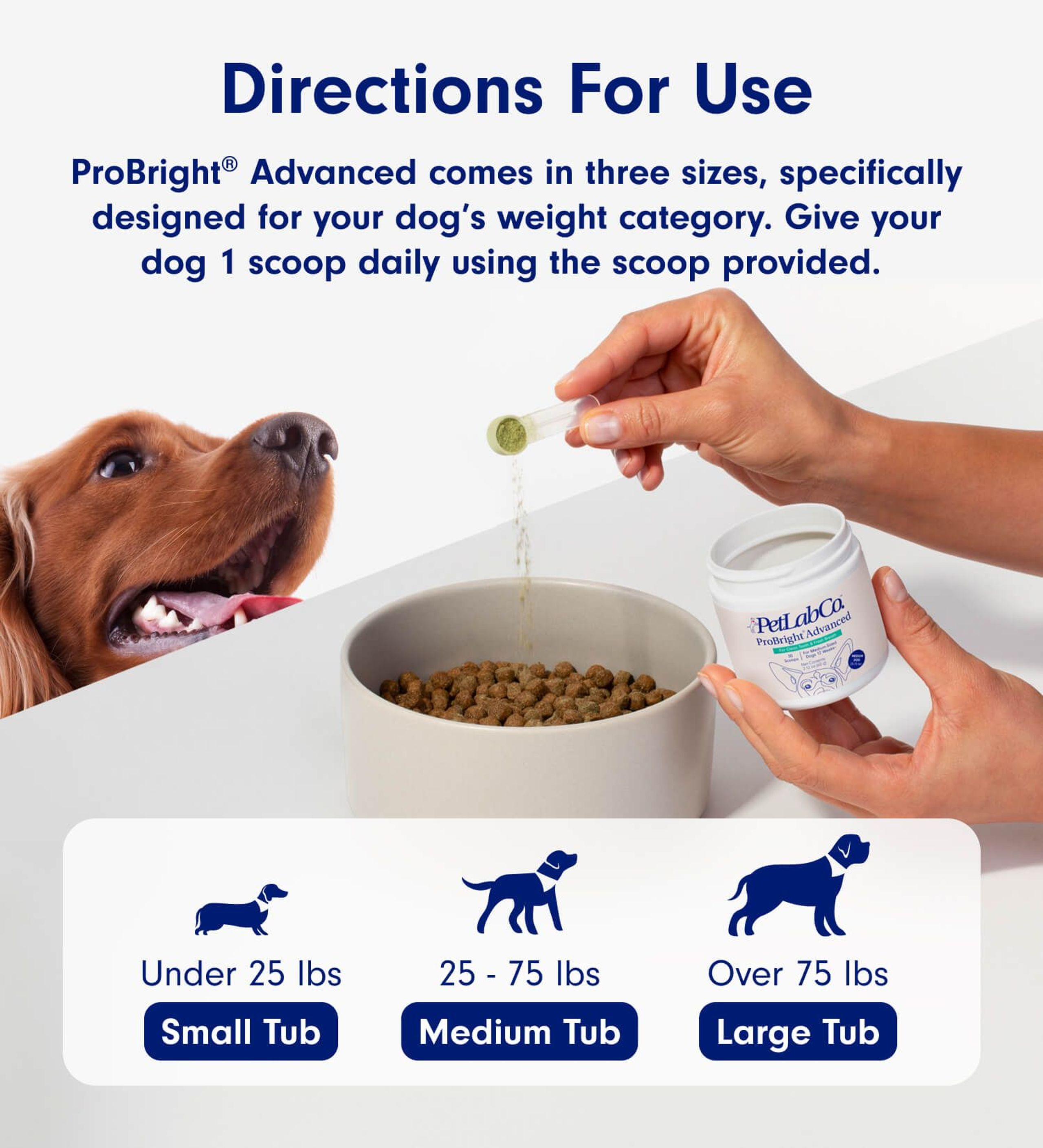 PetLab Co. ProBright Advanced – Probiotic Dog Dental Powder