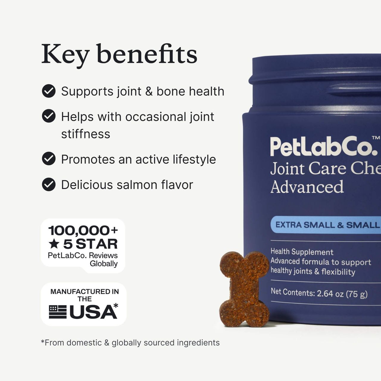 PetLabCo. Advanced Dog Joint Care Chew – Hip & Joint Supplement