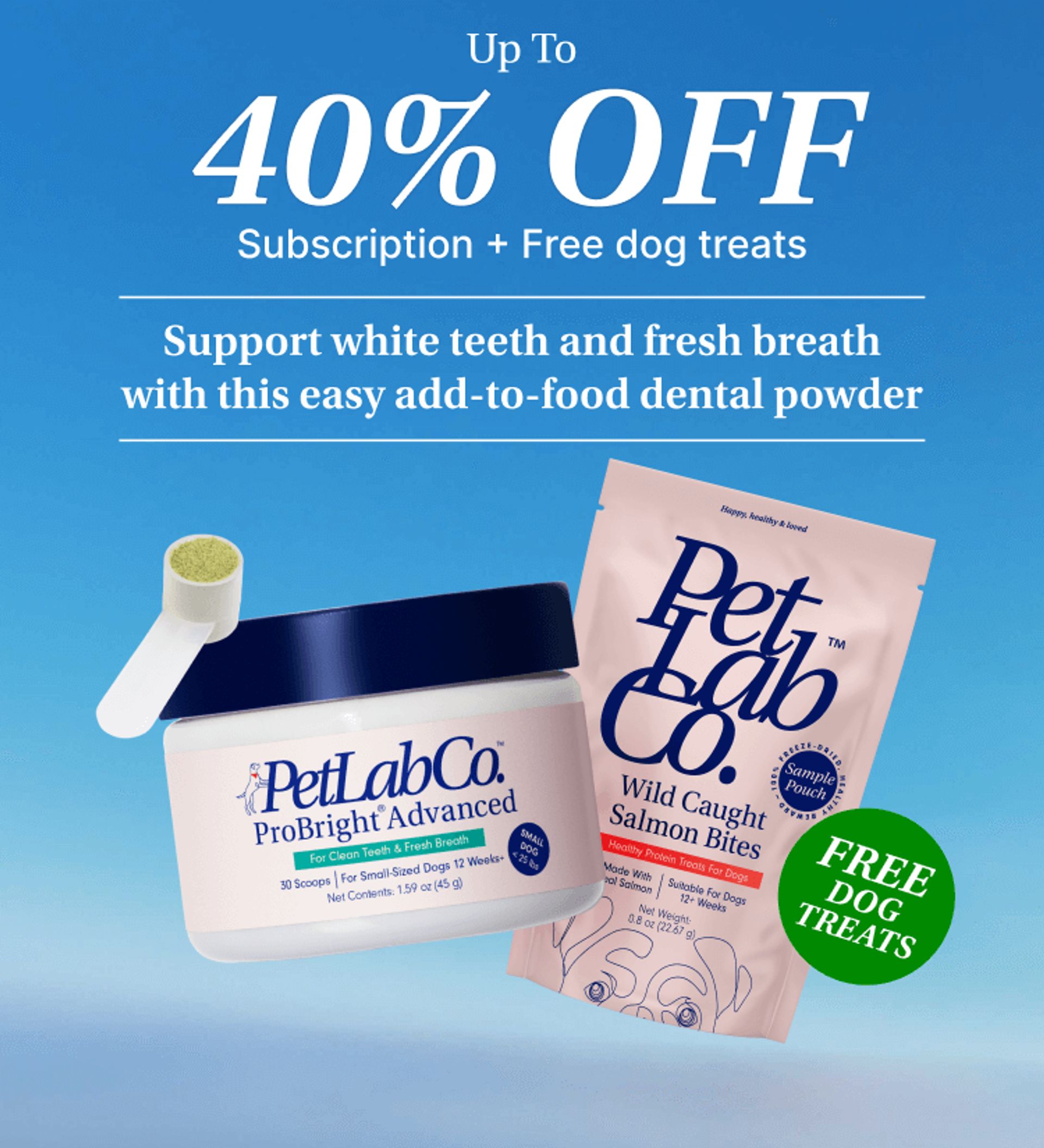 PetLab Co. ProBright Advanced – Probiotic Dog Dental Powder